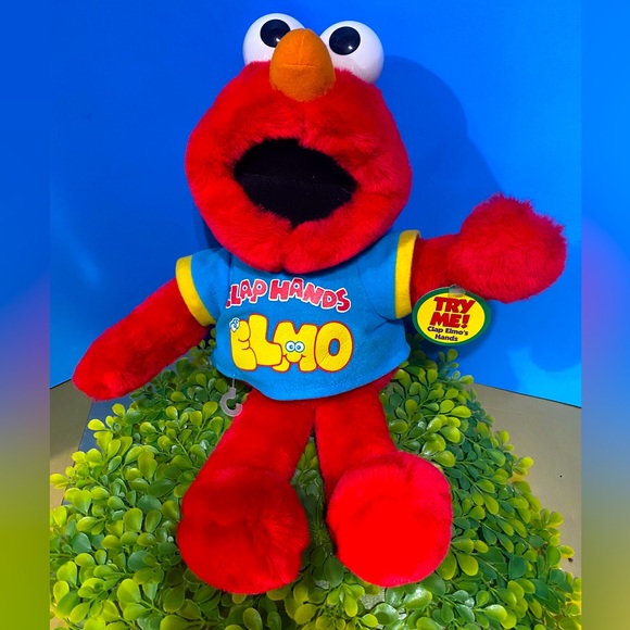 Sesame Street | Toys | Sesame Street Vtg 998 Elmo Clap Hands Talking ...